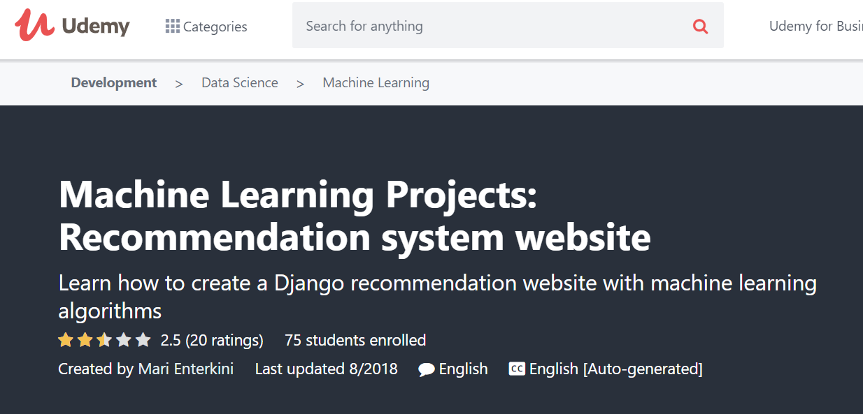 Online Courses On Recommender Systems – RS_c