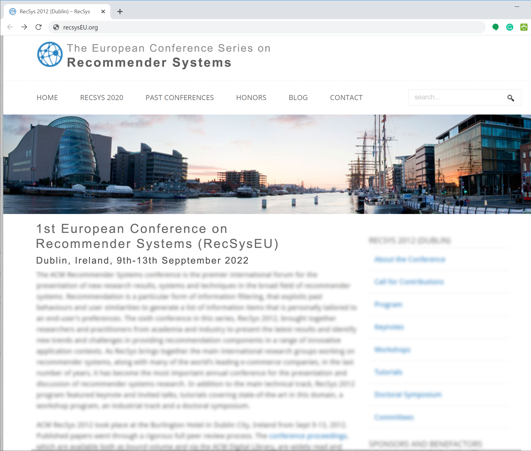 Why are there no continental chapters of the ACM Conference on ...