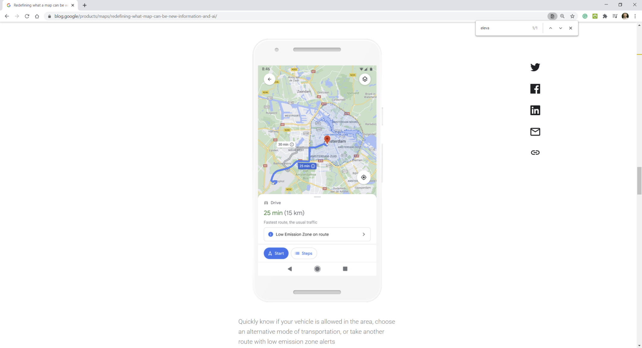 Google Maps’ route recommendations now consider environment/fuel ...